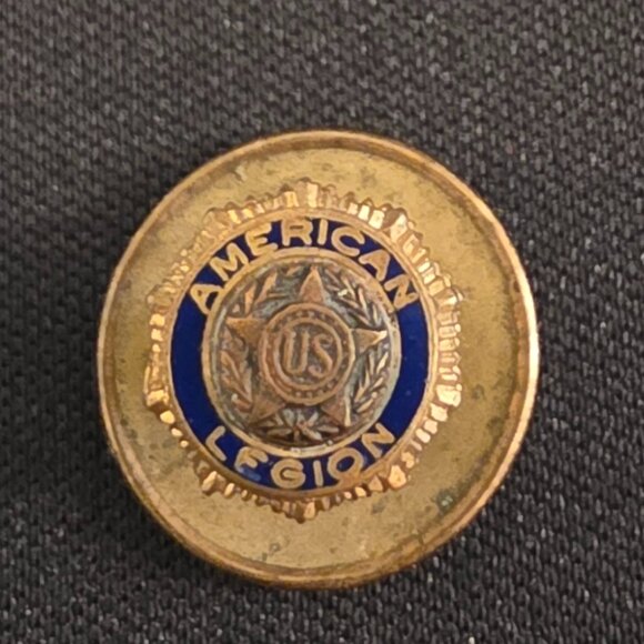 Vintage | Accessories | Vintage Us American Legion Emblem Blue Enamel ...
